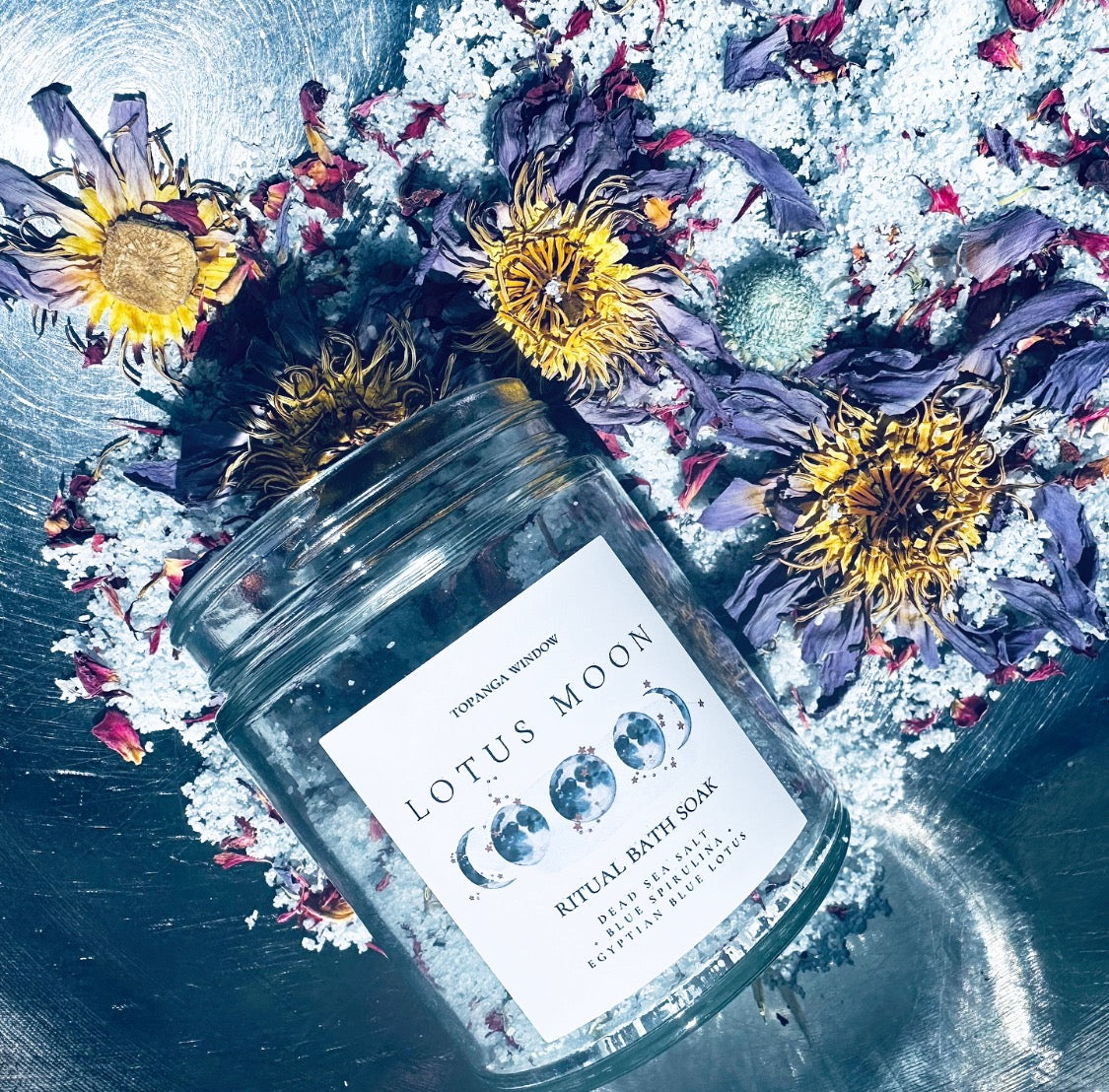 Lotus Moon Ritual Bath Soak | Blue Lotus Detox & Renewal – Topanga Window
